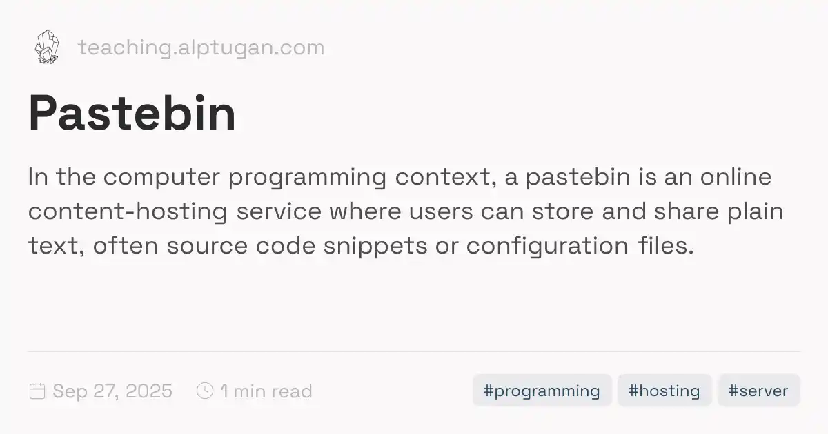 Pastebin