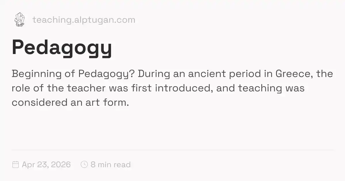 Pedagogy